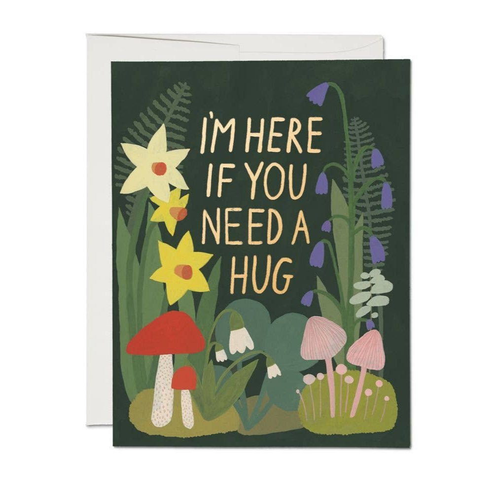I'm Here if you Need a Hug sympathy card – Harmony