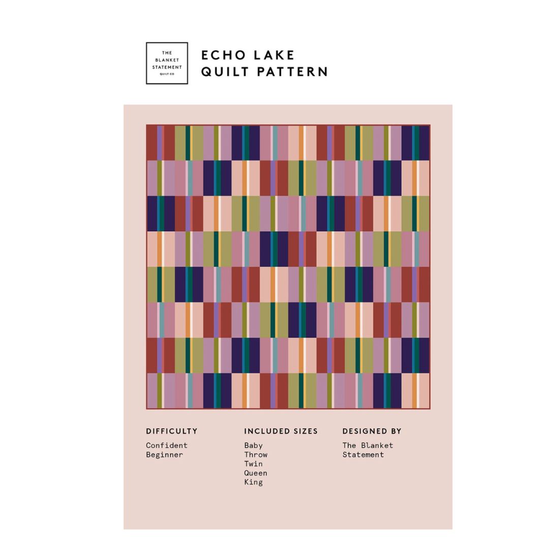 The Blanket Statement Quilt Co / Echo Lake Quilt Pattern – Harmony