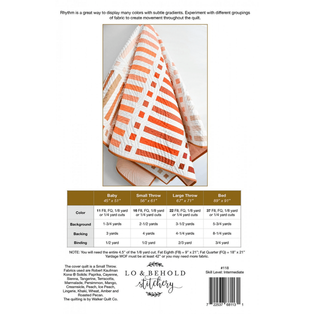 Lo and Behold Stitchery / Rhythm Pattern – Harmony