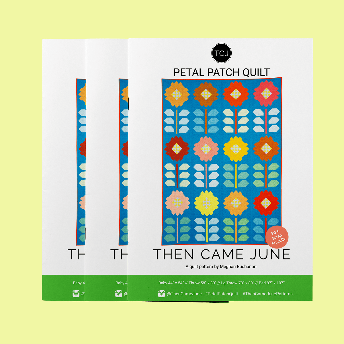 Petal Patch / Printed Quilt Pattern – Harmony