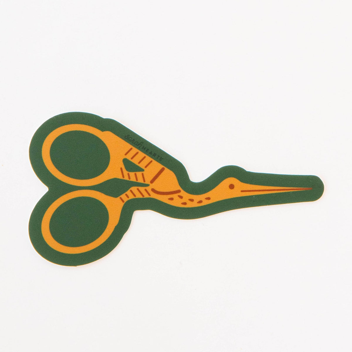 Stork Embroidery Scissor Sticker – Harmony