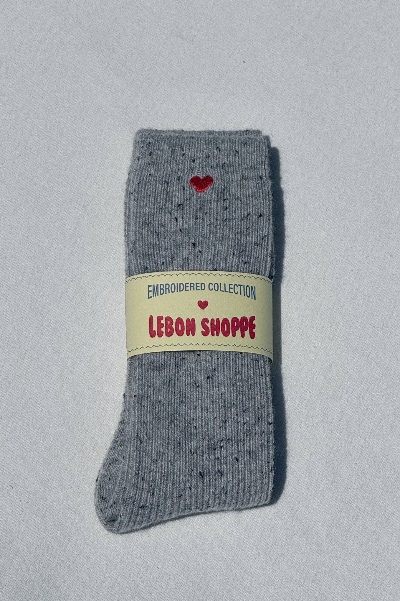 Embroidered Snow Socks – Harmony