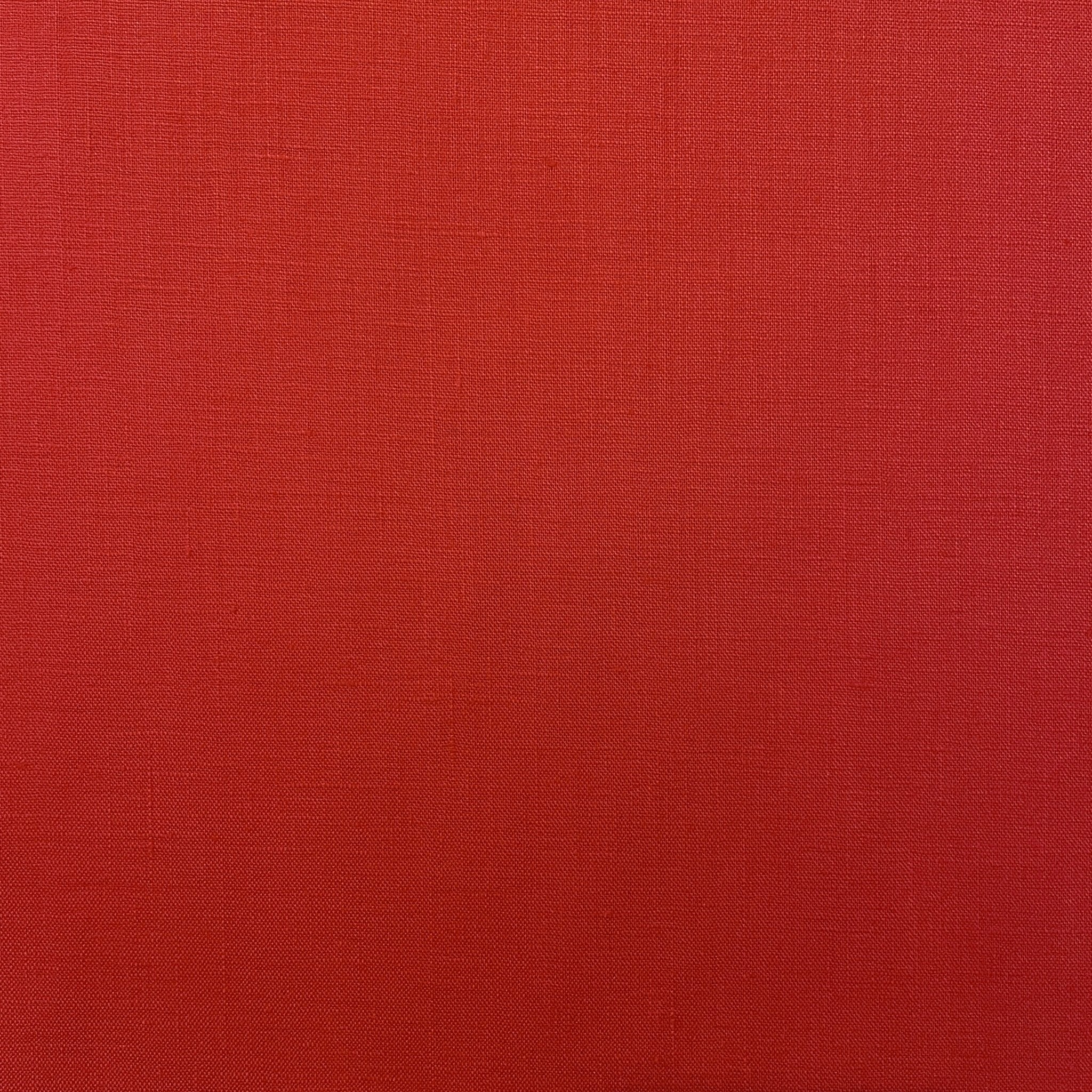 Deadstock Bright Red Linen – Harmony