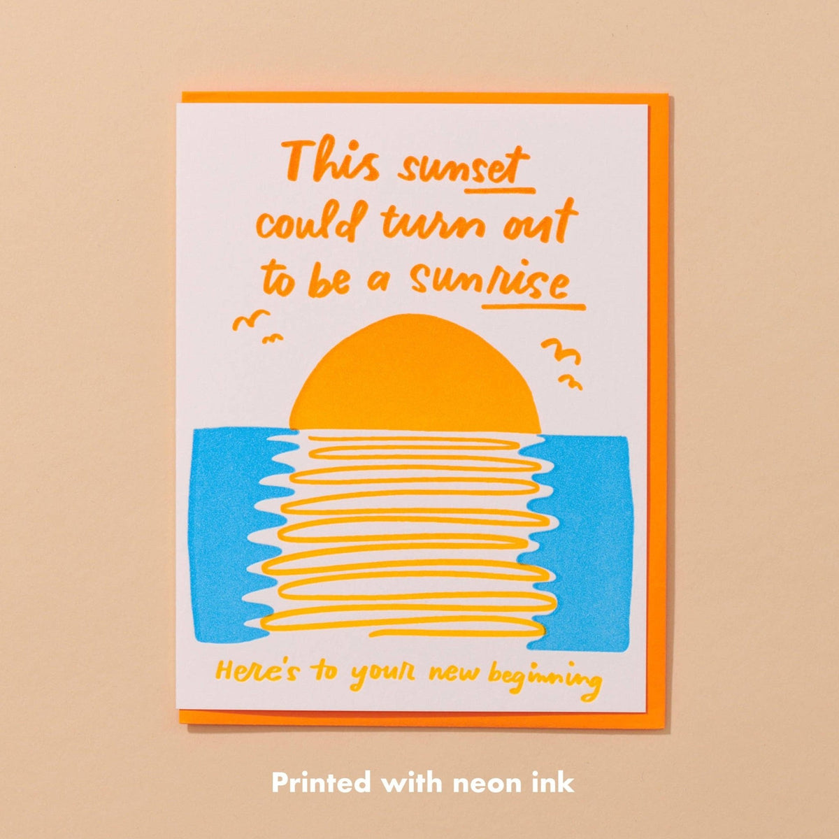 Sunset/Sunrise Card – Harmony